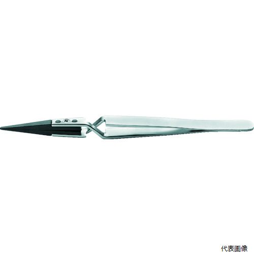 【特長】 ●スイスで製造された高品質なESD対策仕様商品です。 ●精度の高い先端部分は対象物を傷つけにくく、掴みやすい構造です。 ●電子部品からセラミック、ガラス部品などの非金属部品の取り扱いに最適です。 ●逆作用型です。 【用途】 ●精密...