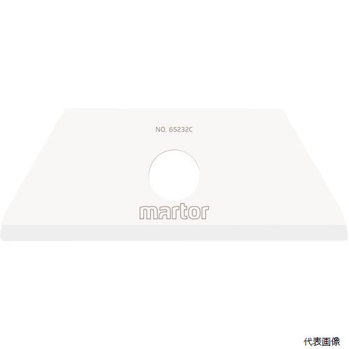 【特長】 ●セーフティカッター用セラミック替刃です。 ●通常のスチール刃と比較し12倍の耐久性があります。 【仕様】 ●全長(mm)：49.9 ●刃厚(mm)：0.65 ●適合本体：50000110・50000210・50000310 【材...