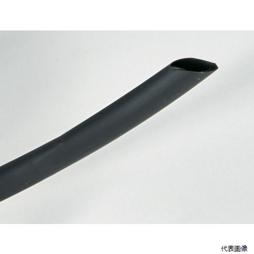 【特長】 ●耐熱200℃の柔軟性にも優れた熱収縮チューブです。 ●耐薬品性にも優れており、溶剤などが使用される高温環境下でのご利用に最適です。 ●高温や低温の状態でも亀裂しない超柔軟チューブです。 【仕様】 ●色：黒 ●収縮後肉厚(mm)：...