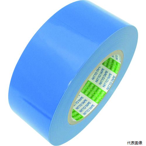 【特長】 ●はく離紙がない、ゴミゼロタイプです。 ●鉛やPVCを使わず、環境に優しいテープです。 ●有機溶剤を含まない粘着剤を使用しています。 【用途】 ●屋内用。 ●工場や病院・倉庫などの区画ラインに。 【仕様】 ●色：ブルー ●幅(mm...
