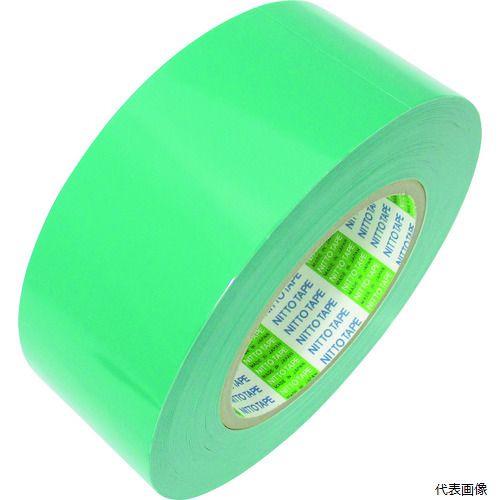 【特長】 ●はく離紙がない、ゴミゼロタイプです。 ●鉛やPVCを使わず、環境に優しいテープです。 ●有機溶剤を含まない粘着剤を使用しています。 【用途】 ●屋内用。 ●工場や病院・倉庫などの区画ラインに。 【仕様】 ●色：グリーン ●幅(m...