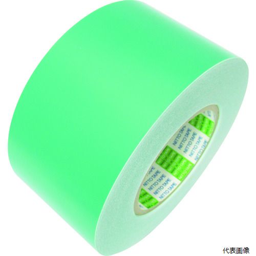 【特長】 ●はく離紙がない、ゴミゼロタイプです。 ●鉛やPVCを使わず、環境に優しいテープです。 ●有機溶剤を含まない粘着剤を使用しています。 【用途】 ●屋内用。 ●工場や病院・倉庫などの区画ラインに。 【仕様】 ●色：グリーン ●幅(m...