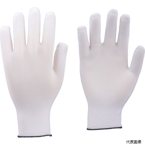 【特長】 ●ムレやベタ付きを押さえ、上ばきグローブからの着脱もスムーズです。 ●洗濯で繰り返し使用が可能で経済的です。 ●長繊維を使用したシームレス編みのため、快適に作業ができます。 【用途】 ●精密作業に。 ●検査、組立作業に。 【仕様】...