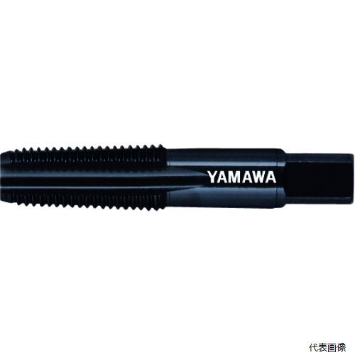 【特長】 ●SS400、S25Cなどの軟鋼（低炭素鋼）のねじ加工に適したタップです。 【用途】 ●被削材：低炭素鋼、鋳鋼に。 【仕様】 ●精度：JIS2級 ●呼び寸法：3/8 ●山数：19 ●ねじ長さ(mm)：28 ●全長(mm)：65 ●...