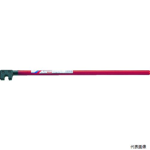 【特長】 ●異形鉄筋が入ります。 ●パイプ取り付け加工が不要で即、使用できます。 【用途】 ●鉄筋棒、異形鉄筋、鉄線材の曲げ作業に。 ●鉄筋の位置ずれ修正（台直し） 【仕様】 ●全長(mm)：450 ●対象鉄筋径(mm)：10 【材質／仕上...