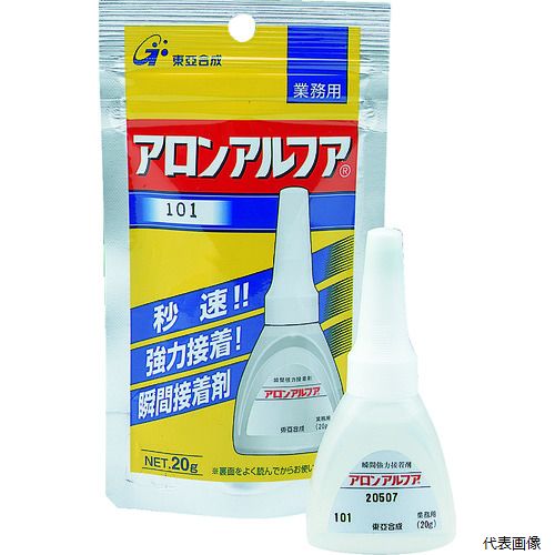 【特長】 ●扁平容器によりコンパクトで塗布しやすくなりました。 ●保存性の良いチャック付アルミパックです。 【用途】 ●金属の接着（特に鉄、銅、ステンレス）。 【仕様】 ●色：透明 ●容量(g)：20 ●固着時間(23℃)：5秒 ●使用温度...