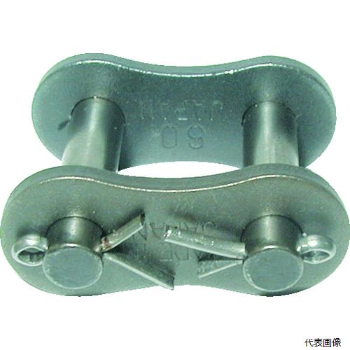 【特長】 ●JIS規格品です。 【仕様】 ●列数：1列 ●適合チェーンNo.：80 ●タイプ：CPタイプ ●ジョイントリンク(割りピン形) 【材質／仕上】 ●スチール 【注意】 ●25-OL（オフセットリンク）は2ピッチ形です。 【入数】 ...
