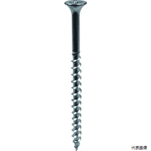 【特長】 ●ねじ山の間隔が長く(粗目)ねじの溝が深い、電動工具を使って作業するもっとも一般的な木工用ビスです。 【仕様】 ●寸法(mm)d：4.2 ●全長(mm)：65 ●ねじ部長さ(mm)：45 ●タイプ(全ねじ/半ねじ)：半ネジ ●頭部...