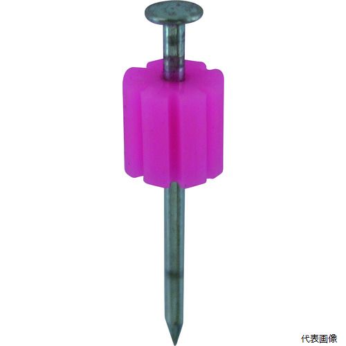 【特長】 ●樹脂の部分が表面からでている状態まで釘を打ち込み、釘に折れる加工をほどこしています。 【用途】 ●釘の頭をかくしたい箇所に。 【仕様】 ●寸法(mm)d：1.2 ●全長(mm)：22 ●頭部径(mm)：3.2 ●番手(#)：18...