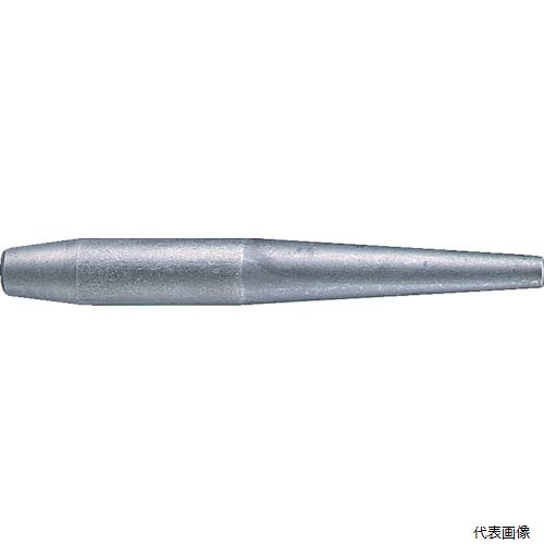 【特長】 ●鉄板などの穴合わせに使用します。 【用途】 ●鉄板の穴の仮止めに。 【仕様】 ●全長(mm)：180 ●先端径(mm)：10 ●最大径(mm)：22 ●穴合わせ部寸法(mm)：19 ●L1(mm)：100 ●d2(mm)：16 ...
