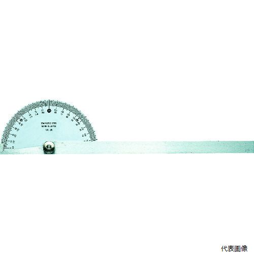 【特長】 ●竿が固定できます。 ●表面はシルバー仕上げにより光の反射を抑え、文字が見やすくなっています。 【用途】 ●角度の測定。 ●直径(mm)：120 ●竿厚さ(mm)：1.5 ●精度：±15' ●目量(kg)：1° ●目量：1° ●竿...