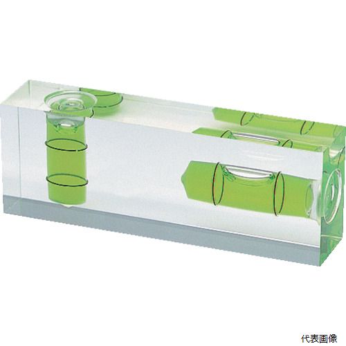 【特長】 ●持ち運びに便利なコンパクトサイズです。 【用途】 ●マグネットが使えず測定面の狭い場所での測定に。 ●長さ(mm)：70 ●高さ(mm)：35 ●厚さ(mm)：15 ●マグネット：なし ●精度：±2.5mm/m=±0.1433°...