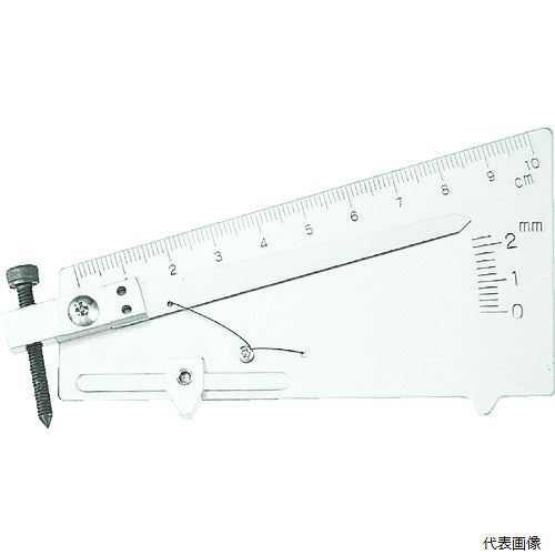 【特長】 ●アンダーカット専用ゲージ高精度タイプです。 ●ステンレス製でさびにくく堅牢です。 ●小型で、携帯に便利な吊り下げケース入りです。 【用途】 ●溶接の肉盛、すみ肉の大きさ及び角度などの測定に。 【仕様】 ●長さ測定器差(mm)：±...