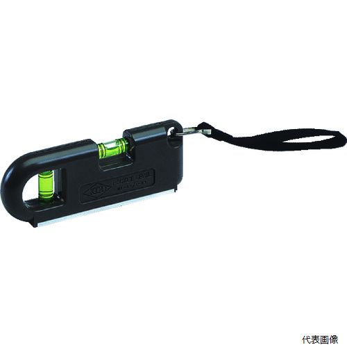 【特長】 ●足場組作業・内装工事に重宝な強力マグネット付ポケットタイプです。 ●ストラップベルト付です。 【用途】 ●管の上面など、測定面の狭い所での水平確認に。 ●分電盤・配電盤の埋め込みに。 ●コンセントの取り付けに。 ●長さ(mm)：...