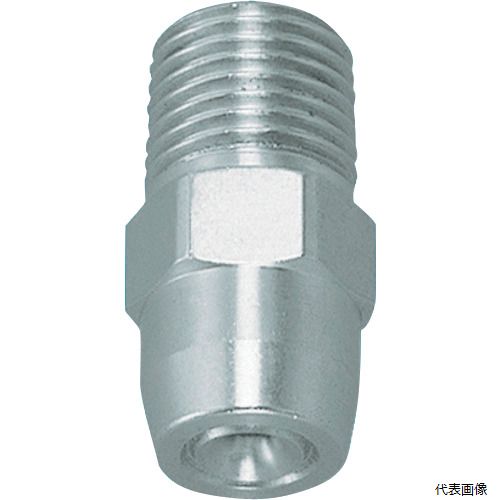 【特長】 ●スプレーパターンが円形で均等な流量分布の広噴角円錐ノズルです。 ●噴角が120度のため、他のどのノズルよりも広い噴霧面積をカバーできます。 ●異物通過径を大きくするため、旋回子にX形ワーラーを採用していますので、目詰まりしにくい...