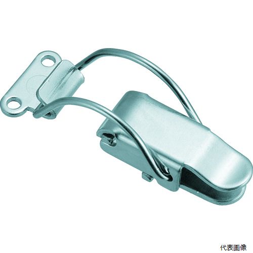 【特長】 ●突出部を避けて金具止めが可能です。 【仕様】 ●本体取付穴寸法(mm)：3.5 ●受け穴寸法(mm)：3.4 【材質／仕上】 ●冷間圧延鋼板（SPCC） ●表面処理：三価ユニクロメッキ仕上げ 【入数】 ●1Pk/4個 他のサイズ...
