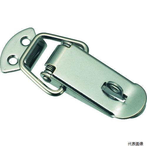 【特長】 ●南京錠で施錠できます。 【仕様】 ●本体取付穴寸法(mm)：3.5 ●受け穴寸法(mm)：3.5 ●鍵穴径(mm)：5 【材質／仕上】 ●ステンレス（SUS304） 【入数】 ●1Pk/4個 他のサイズはこちら 在庫のない商品は...
