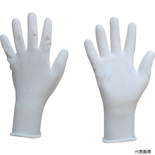 【特長】 ●やわらかく、疲れにくい背抜き手袋です。 【用途】 ●摘果作業 ●農作業 ●軽作業 【仕様】 ●色：白 ●サイズ：S ●ゲージ数：13 ●全長(cm)：21.0 ●手のひら周り(cm)：17.0 ●中指長さ(cm)：7.0 ●厚さ...