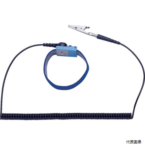 【特長】 ●人体の静電気帯電を防止するリストトラップです。電子部品の取り扱い作業者に最適です。 ●ジャストフィット・長寿命です。 【用途】 ●半導体工場・精密機器組み立て工場での静電気除去。 【仕様】 ●コイル部長さ(cm)：18〜30 ●...