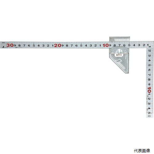【特長】 ●丈夫な金属性で熱に強く、溶接作業にも使用できます。 ●バーニア目盛付で0.1mm単位の測定が可能です。 ●角が薄く平たいので細かい材料にもピタリと張り付き、ケガキやすく測りやすくなっています。 ●対応する曲尺(15mm巾)に取り...