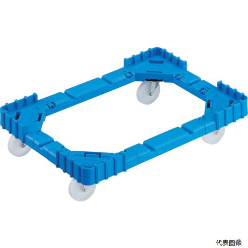 【特長】 ●本体がオール樹脂製のため軽量で持ち運びが容易です。 ●はめるだけのボルトレス構造なので組み立てが簡単です。 ●スタッキングも可能です。 ●4角ガード付と片側ガードなしタイプがあります。 ●車輪はナイロン車輪とエラストマー車輪の仕...