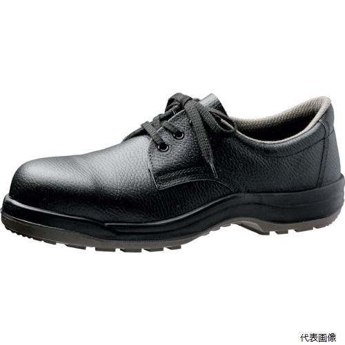 【特長】 ●軽量で親指を圧迫することなく着用できるワイド樹脂先芯です。 ●鋼製先芯と同じ安全性でサビなどの心配もありません。 ●靴底はクッション性に優れたミッドソールと、耐摩耗性に優れたアウトソールの2層構造です。 ●水や油など滑りやすい現...