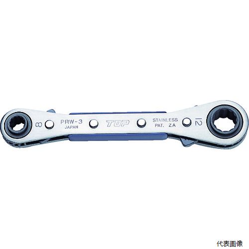 【特長】 ●本体プレートはステンレスを使用し、強度抜群です。 ●本締め可能です。 ●1丁で4サイズに対応します。 ●際立つ軽さの強化プラスチックを採用しています。 【仕様】 ●対辺寸法(mm)：5.5×7、6×8 ●全長(mm)：115 ●...