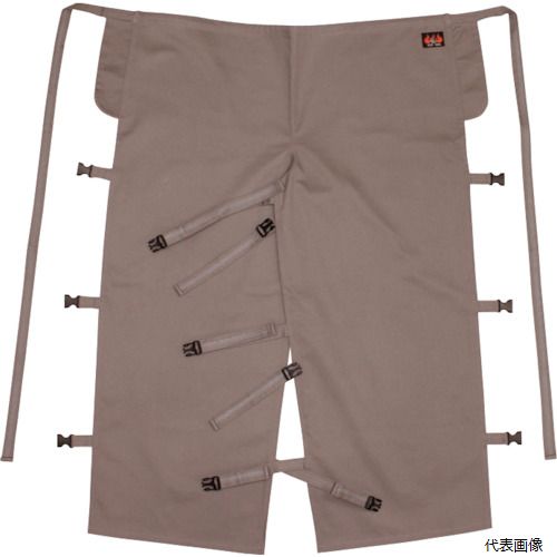 【特長】 ●高い防炎性能を有しています。 ●洗濯しても防炎効果が持続します。 ●静電気が発生しにくいです。 【用途】 ●溶接、溶断、火気のある現場に。 【仕様】 ●色：グレー ●サイズ：F ●タイプ：防炎 ●全長(mm)：900 ●幅(mm...