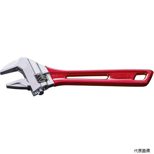 【特長】 ●手にスッとなじみ、狭い場所での作業や薄型ボルトナットの使用もこなす優れものです。 ●同口開き従来品より約60%も軽く、手の疲れを軽減する大胆なフォルムです。 ●通常よりワンサイズ上のボルト・ナットに対応できるワイドな口開きです。...