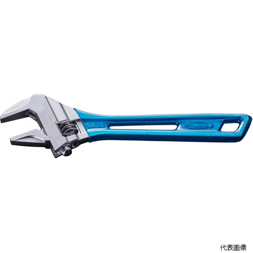 【特長】 ●手にスッとなじみ、狭い場所での作業や薄型ボルトナットの使用もこなす優れものです。 ●同口開き従来品より約60%も軽く、手の疲れを軽減する大胆なフォルムです。 ●通常よりワンサイズ上のボルト・ナットに対応できるワイドな口開きです。...