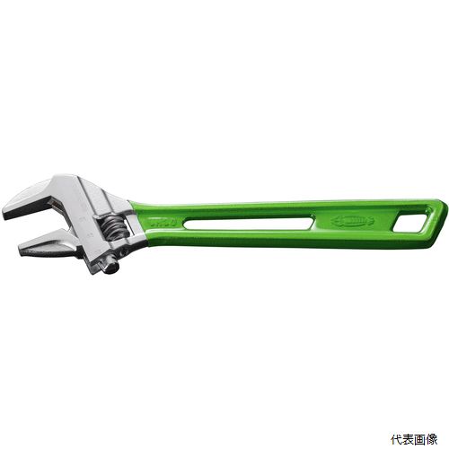 【特長】 ●手にスッとなじみ、狭い場所での作業や薄型ボルトナットの使用もこなす優れものです。 ●同口開き従来品より約60%も軽く、手の疲れを軽減する大胆なフォルムです。 ●通常よりワンサイズ上のボルト・ナットに対応できるワイドな口開きです。...
