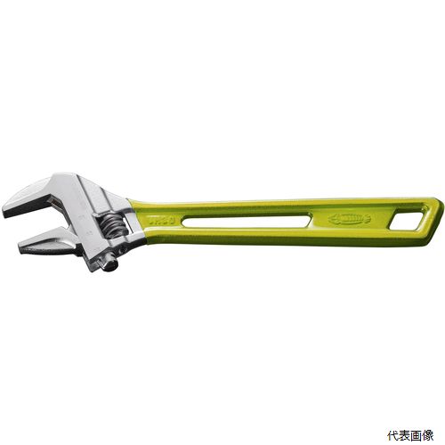 【特長】 ●手にスッとなじみ、狭い場所での作業や薄型ボルトナットの使用もこなす優れものです。 ●同口開き従来品より約60%も軽く、手の疲れを軽減する大胆なフォルムです。 ●通常よりワンサイズ上のボルト・ナットに対応できるワイドな口開きです。...