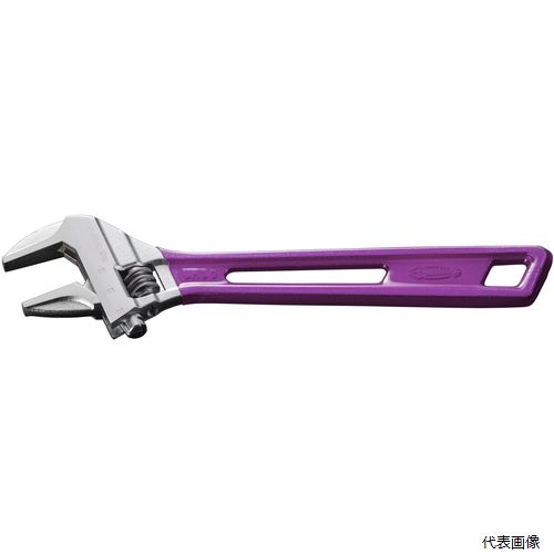 【特長】 ●手にスッとなじみ、狭い場所での作業や薄型ボルトナットの使用もこなす優れものです。 ●同口開き従来品より約60%も軽く、手の疲れを軽減する大胆なフォルムです。 ●通常よりワンサイズ上のボルト・ナットに対応できるワイドな口開きです。...