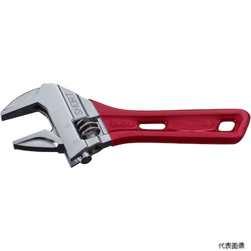 【特長】 ●ショートタイプのエビ印ハイブリッドモンキレンチです。 ●軽く、薄く、口開きワイドでスケルトングリップです。 ●ポケットにもすっぽり入る、手のひらサイズです。 ●込み入った狭い空間での作業に最適です。 ●目盛付です。 【用途】 ●...