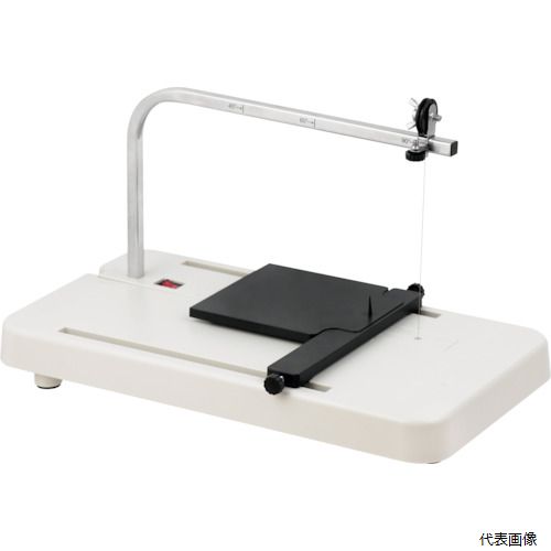 【特長】 ●発泡スチロールを切断加工できます。 ●ヒーター線による溶断のため切り口がきれいで切りくずが出ません。 ●ガイドを使用して直線にカットできます。 ●ヒーター線を左右にずらすことで角度をつけてカットできます。 ●円ガイドピンを使用し...