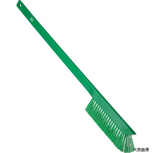【特長】 ●ソフトタイプの毛で掃き掃除、先端のハードタイプの毛で隅の汚れにアプローチできます。 ●先端にはスクレーパー機能付きで、頑固な汚れも落としやすいです。 ●軽量でスリム、握りやすくて長いハンドル形状をしており、今まで届かなかった場所...