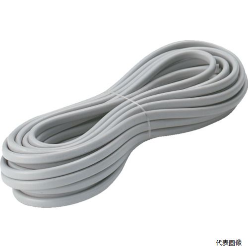 【特長】 ●主に室内で使用する交流300V以下の電気器具などに用いる電線で、2芯を平行にし、外装としてビニールシースを施したものです。 【用途】 ●家庭用または、業務用電気器具のプラグ付電源コードおよび延長コードとして。 【仕様】 ●色：グ...