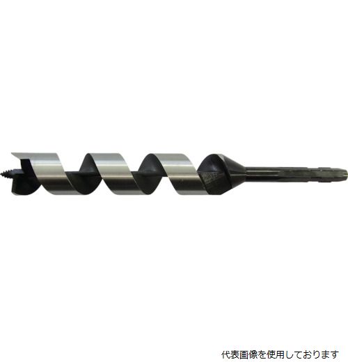 【特長】 ●柱の穴あけに最適です。 ●インパクトドライバーではΦ21mmまでの穴あけ加工が可能です。 【仕様】 ●刃径(mm)：27.0 ●溝長(mm)：160 ●全長(mm)：230 ●シャンク径(mm)：10 ●適合機種：電気ドリル・イ...