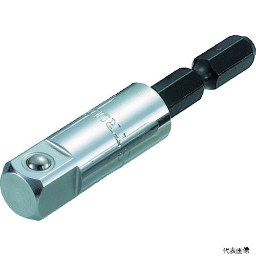 【特長】 ●電動ドライバーなどに取り付けて手動用ソケットが使用できます。 ●6角シャンク部（6.35mm）は、圧入式で強力です。（TEAD-2は一体物です） 【用途】 ●建築工事、内装工事、電気工事。 【仕様】 ●差込角(mm)：9.5 ●...