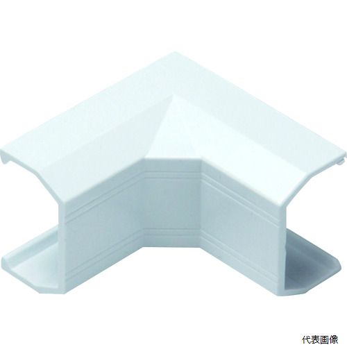 【特長】 ●取り付けはワンタッチです。 ●内曲がりの直角接続に使用します。 【用途】 ●内曲がりの直角接続に使用。 ●壁面の配線保護に。 【仕様】 ●色：ホワイト ●種類：内コーナーカバー ●適合本体：SFM3号・SFT3号 ●厚さ(mm)...