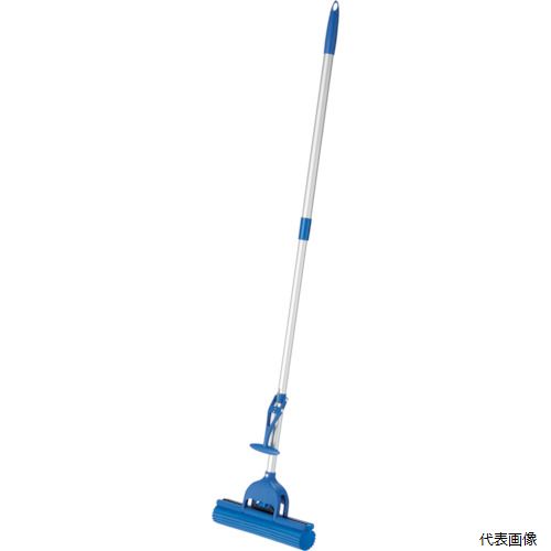 【特長】 ●ワンプッシュでスポンジの交換が簡単にできる使いやすいスポンジモップです。 【用途】 ●モップ用。 【仕様】 ●幅(mm)：280 ●長さ(mm)：940〜1320 ●タイプ：本体 【材質／仕上】 ●本体：アルミ、スチール、ポリプ...