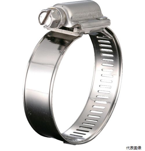 【特長】 ●オールステンレスを採用しているため、耐腐食性が高いです。 ●エッジ部分に特別なへこみ加工が施されており、ホースを傷つけにくい設計になっています。 【用途】 ●管材、建機関連。 【仕様】 ●最大径(mm)：45 ●最小径(mm)：...