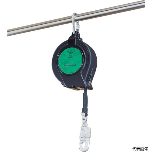 【特長】 ●昇降時の墜落防止器具です。 ●スローワインド機構でゆっくりソフトに帯ロープを巻き取れます。 ●軽量で扱いやすい帯ロープ式セイフティブロックです。 ●ベルト状帯ロープの採用で乱巻などの巻き取り不良がなくなり、使用中に帯ロープが周囲...
