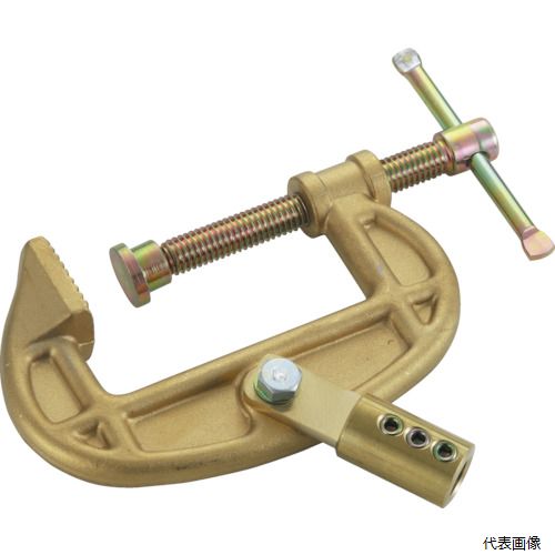 【特長】 ●溶接時のアース接続用です。 【仕様】 ●溶接電流(A)：200-300 ●使用電線(［［MM2］］)：38〜50 ●全長(mm)：135 ●挟み能力(mm)：50 ●電線接続：ねじ止め 【セット内容／付属品】 ●六角棒レンチ ●...