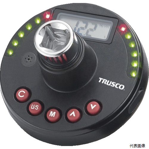 【特長】 ●レンチに取り付けるだけでトルクと角度の両方が測定できます。 ●ブザー音とLED点灯でトルク状態を知らせます。 ●校正証明書付です。 ●トラックモード＆ピークモード切替機能付です。 ●トラックモードは作業中のトルク値をリアルタイム...