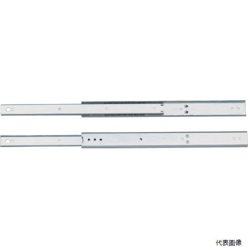 【特長】 ●2本1セットで、1本単価を追求しました。 ●3／4スライドの2段引スライドレールです。 ●強く引っ張ると取り出すことができます。 ●レールを全開した時に摩擦抵抗によりブレーキがかかる仕様です。 【用途】 ●様々な引出しに。 【仕...