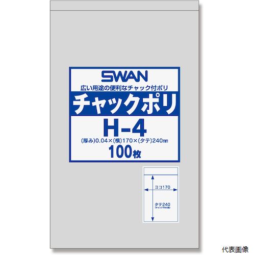 【特長】 ●広い用途で使用できるチャック付きポリ袋です。 ●外袋取り出し口をテープ止めしてあるので、使用するまで中身が飛びだすことがありません。 【用途】 ●小物などの整理に最適。 【仕様】 ●色：透明 ●縦(mm)：240 ●横(mm)：...