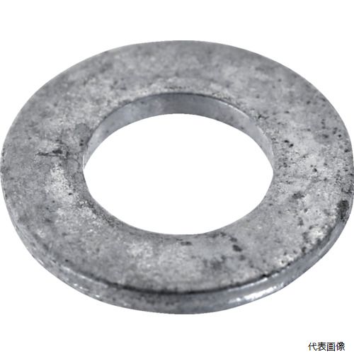【特長】 ●おねじの頭あるいはナットが母材に食い込まないための一般的な平ワッシャーです。 【仕様】 ●呼び径：M16 ●外径(mm)：32 ●内径(mm)：18 ●厚さ(mm)：3.2 ●表面処理：溶融亜鉛（ドブ）メッキ ●パッケージ：ボル...