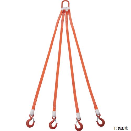 【特長】 ●ベルトスリングを使用しているので、軽量で作業性が向上します。 ●吊り具全体での使用荷重を設定しているので、吊荷の重さに合わせて選定できます。 ●楕円形のリンクを使用しておりますので、クレーンフックに引っ掛けやすいです。 【用途】...