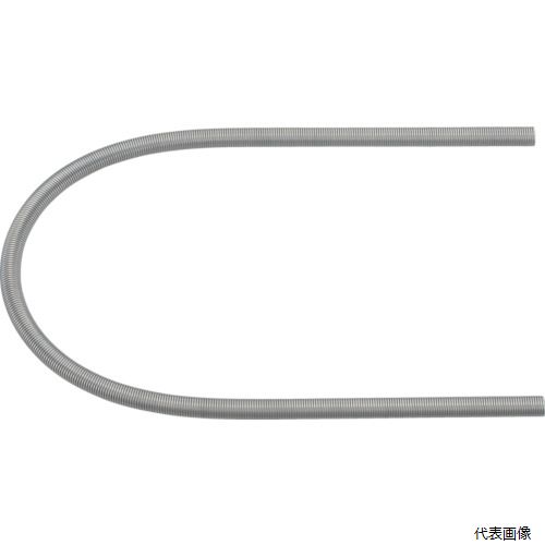 【特長】 ●自由にカットして利用できる、全長500mm長尺密着コイルばねです。 ●ワイヤーやケーブルの保護や結束などに。 【用途】 ●フックを立てて、引っ張る方向に使用するばね。 【仕様】 ●外径D(mm)：5 ●線径d(mm)：0.3 ●...